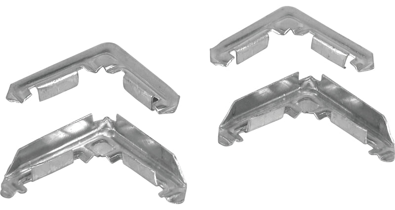 Prime-Line PL 14294 Miter Cut Screen Frame Corner, Metal, Mill, For: P ...