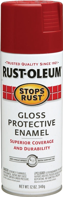 Rust-Oleum 7765830 Rust Preventative Spray Paint, Gloss, Regal Red, 12 ...
