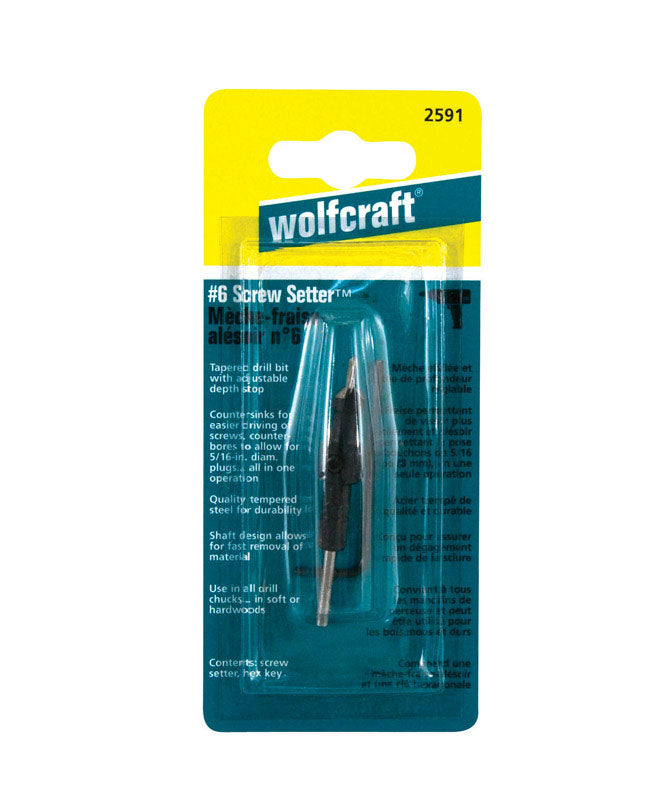 Wolfcraft Steel Screw Setter – Shell Lumber and Hardware