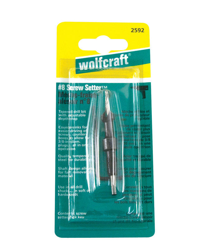 Wolfcraft Steel Screw Setter – Shell Lumber and Hardware