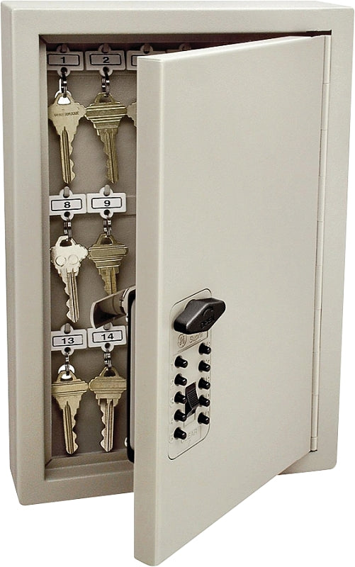 Kidde AccessPoint 001795 Key Cabinet, Steel, Clay, 8.11 in W, 12.04 in ...