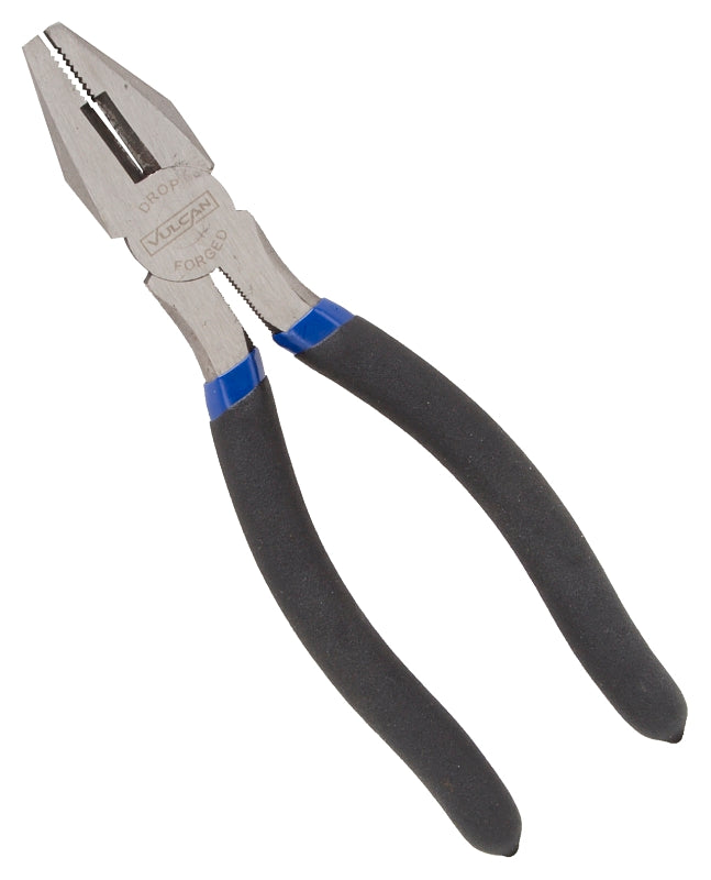 Vulcan PC918-21 Linesman Plier, 8 in OAL, 1.2 mm Cutting Capacity, 1-1 ...