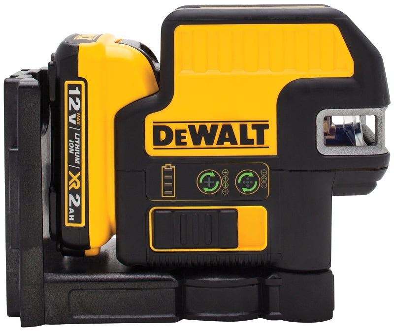 DEWALT DW0825LG-QU Laser Level, 165 ft, +/-1/8 in at 30 ft Accuracy, G ...