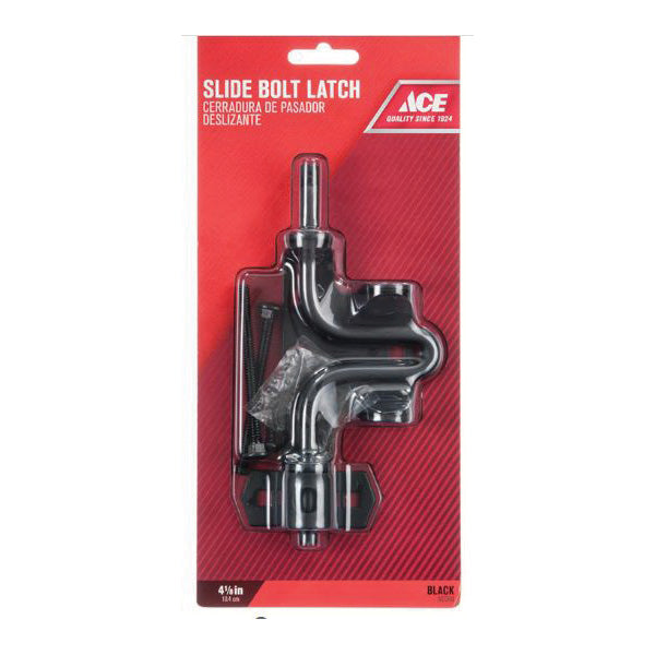 Ace Slide Bolt Gate Latch Swinging 4-1/8 in. For in or Out Swinging Ga ...