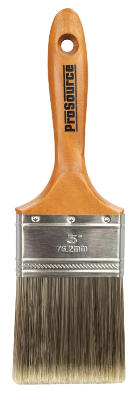 ProSource OR 1172 0300 Flat Pain Wt Brush, 3 in W, Flat Cut, Polyester ...