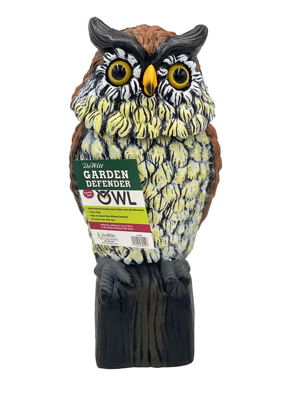 DeWitt OWLRH Garden Defender Owl with Rotating Head, 7 in L, Repels: B ...