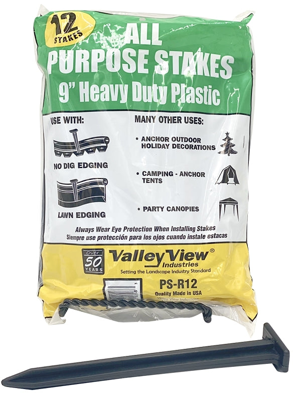 DeWitt PS-R12 Stake, 9 in L, Polyethylene – Shell Lumber and Hardware