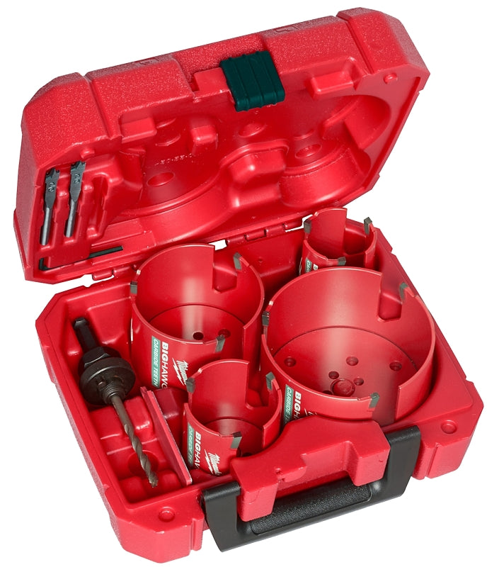 Milwaukee BIG HAWG 49-56-9285 Plumber's Hole Saw Kit, 8-Piece – Shell ...