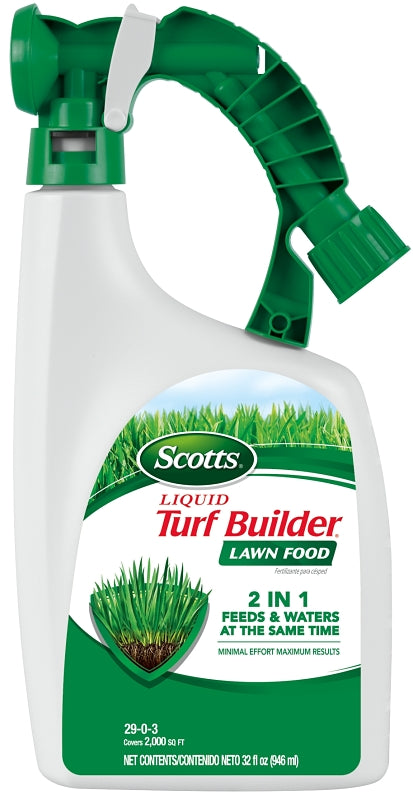 Scotts Turf Builder 5420406 Lawn Food, 32 fl-oz Bottle, Liquid, 29-0-3 ...