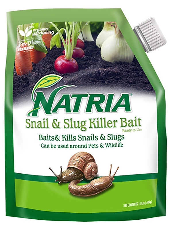 Natria 706190A Snail and Slug Killer, Granular, Spreader Application ...