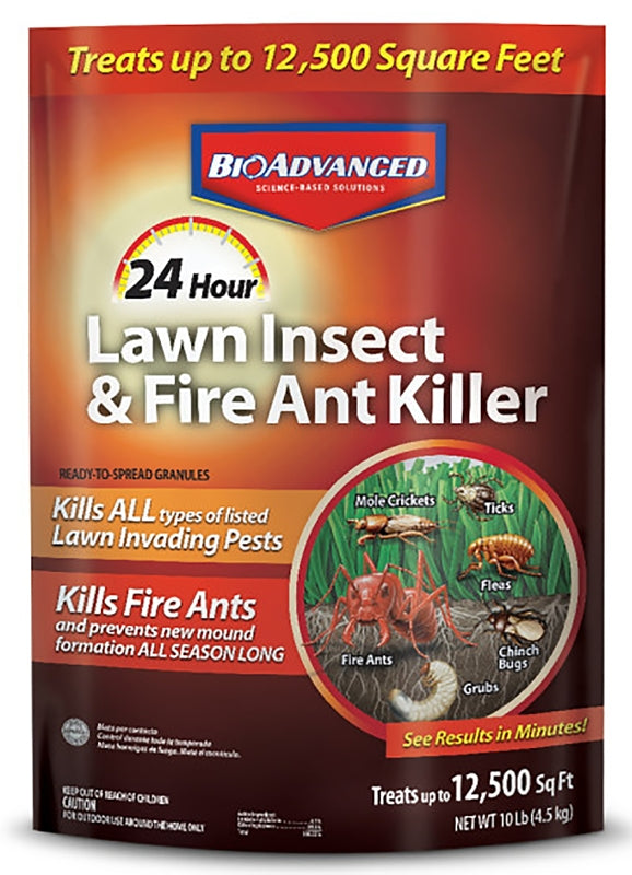 BioAdvanced 700900H Lawn Insect and Fire Ant Killer, Granular, Outdoor ...