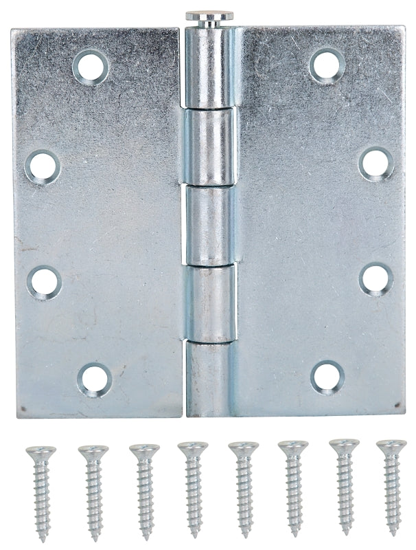 ProSource LR-065-PS Utility Hinge, Steel, Zinc, Removable Pin, 180 deg ...