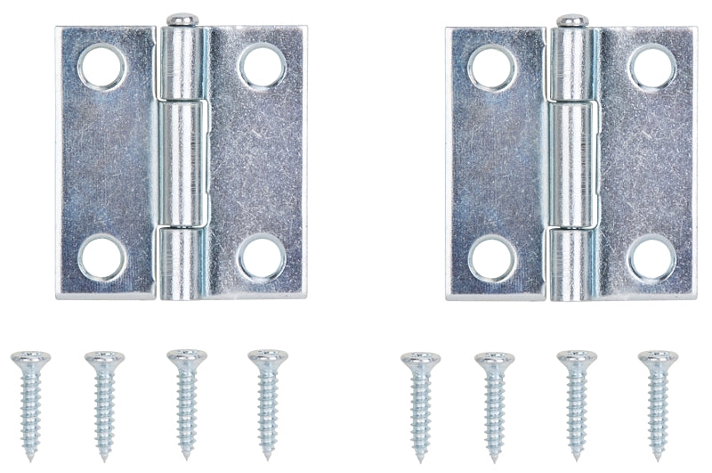 ProSource LR-053-PS Utility Hinge, Steel, Zinc, Removable Pin, 180 deg ...