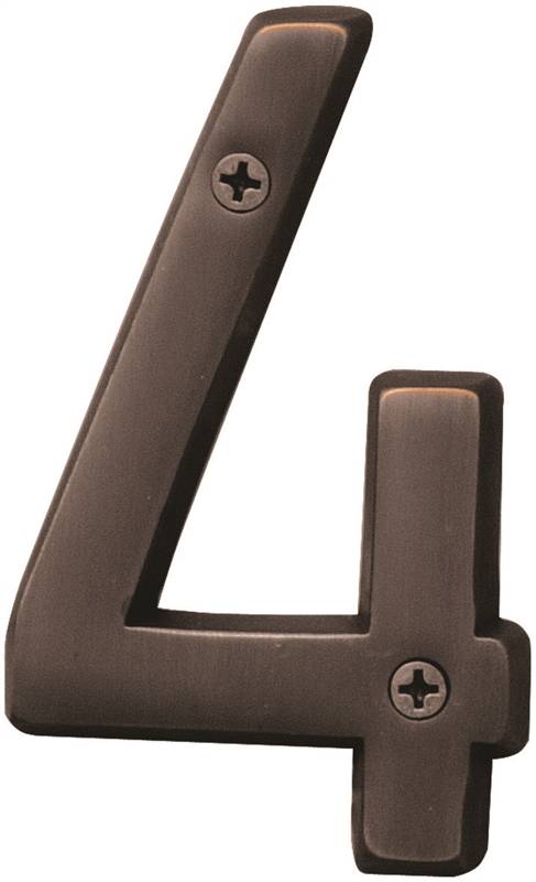 Hy-Ko BR Old World Prestige Weather Resistant House Number, 4 – Shell ...