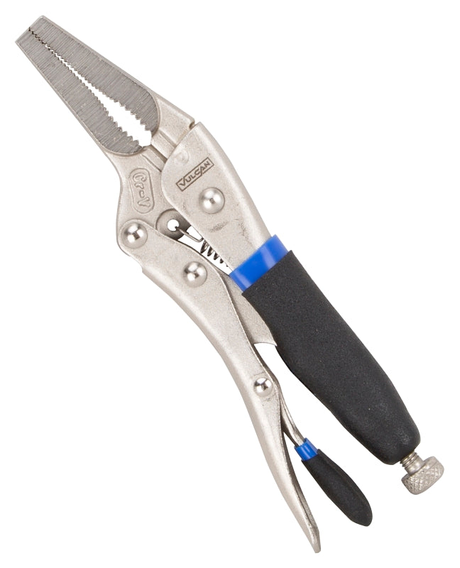 Vulcan JL-NP024 Locking Plier, 6-1/2 in OAL, 2 in Jaw Opening, Black H ...