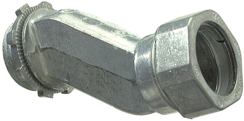 Halex 03907 Offset Connector, 3/4 in Compression, Zinc, Pack of 10 ...