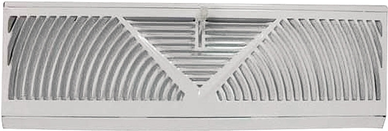 ProSource BB-15W Baseboard Register, 15 in L, 4-1/2 in W, 60 deg Air D ...