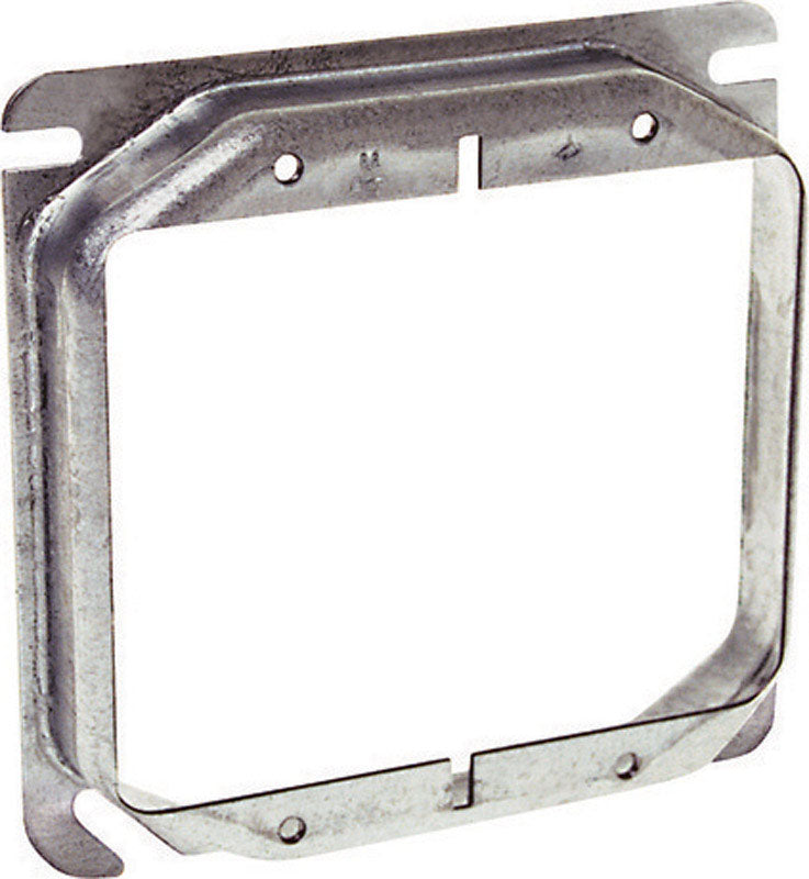 Raco Square Steel 2 gang Electrical Cover For Two Wiring Devices Gray ...