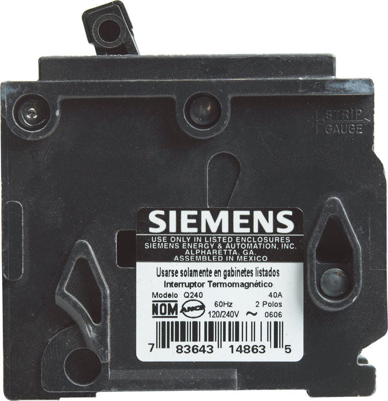 Siemens HomeLine Double Pole 40 amps Circuit Breaker – Shell Lumber and ...