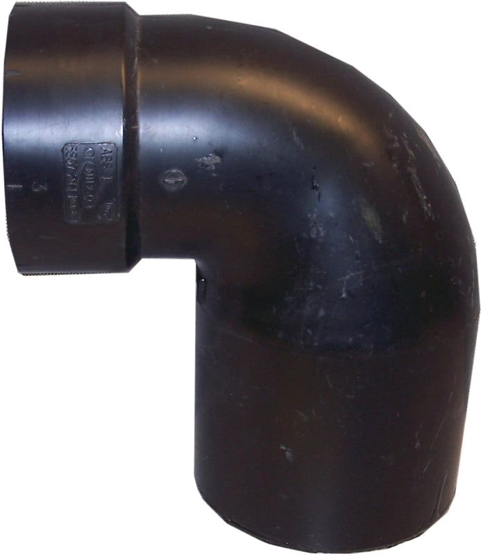 Canplas 103103ABC Reducing Closet Bend, 4 x 3 in, Spigot x Hub, ABS, B ...
