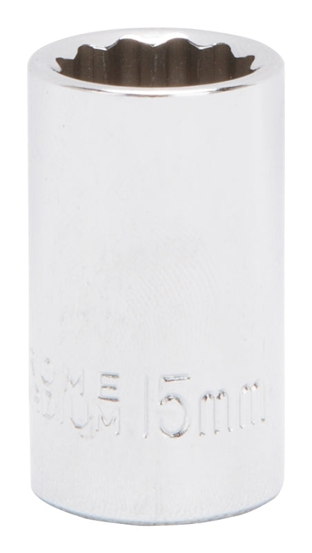Vulcan MT6529861 Drive Socket, 15 mm Socket, 1/2 in Drive, 12-Point, C ...
