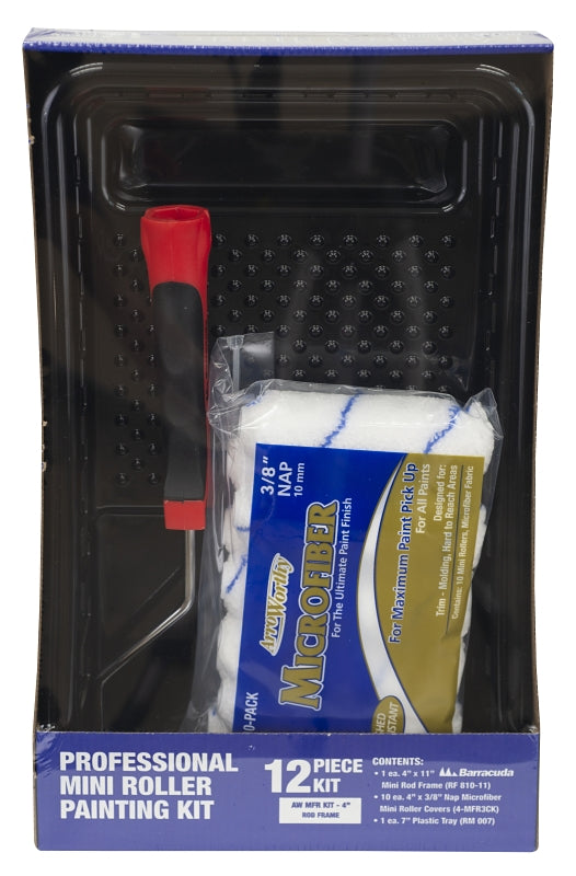 Arroworthy AW MFR KIT Mini Roller Kit, 4 in L, Microfiber Cover – Shell ...