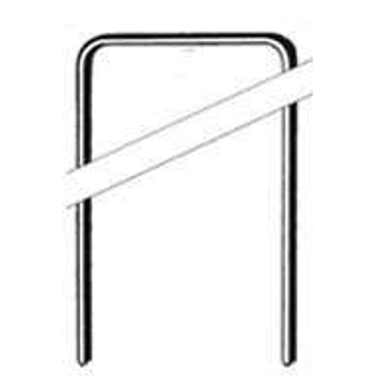 ProFIT 940042 Felt Staple, 3/8 in W Crown, 3/8 in L Leg, 21 Gauge, Ele ...