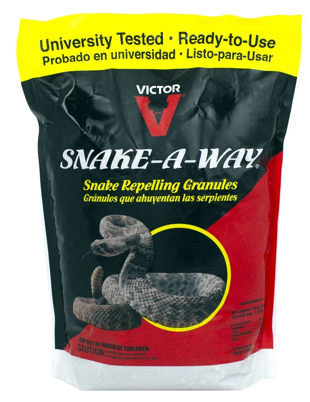 Victor Snake-A-Way VP364B Snake Repelling Granule, Granular, 4 lb ...