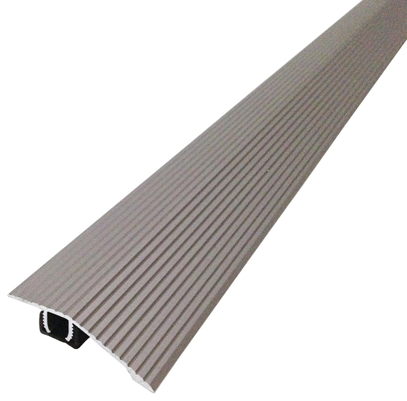 M-D 43318 Seam Binder, 36 in L, 1-13/16 in W, Fluted Surface, Aluminum ...