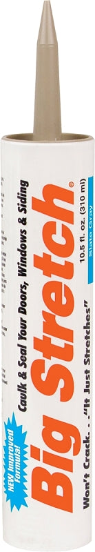 Sashco 10026 Caulk, Slate Gray,-30 to 250 deg F, 10.5 oz, Cartridge, P ...