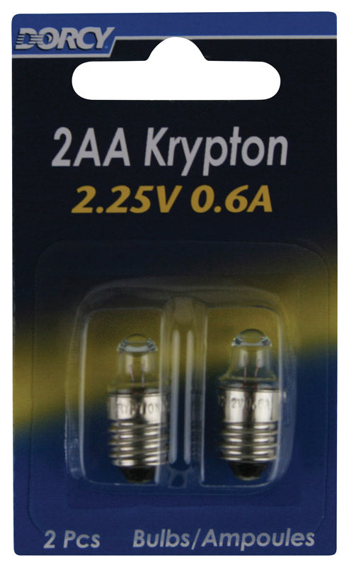 Dorcy 2AA Flashlight Bulb 2.25 volts Krypton Screw – Shell Lumber and ...