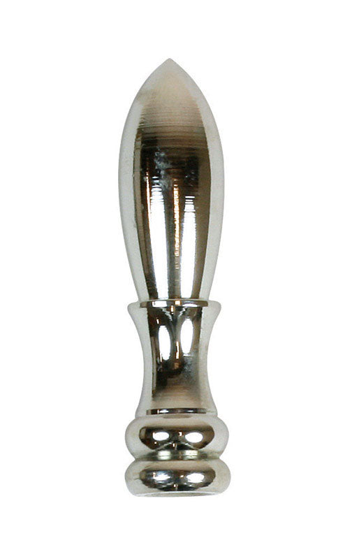 Jandorf Bullet Finial Nickel 2 in. H 1 pk – Shell Lumber and Hardware