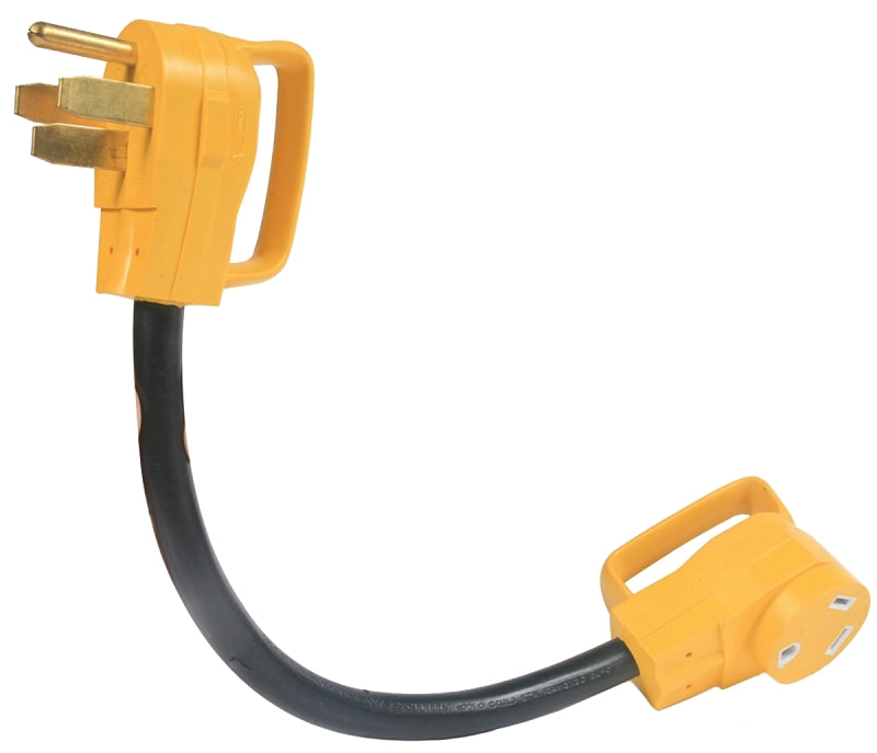 Camco USA 55173 Dogbone Adapter, 30 A Female, 50 A Male, 125 V, Male ...