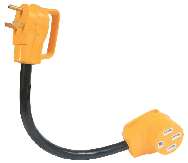 Camco USA 55183 Dogbone Adapter, 50 A Female, 30 A Male, 125 V, Male ...