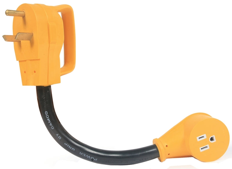 Camco USA 55153 Dogbone Adapter, 15, 30 A, 125 V, Male, Female – Shell ...