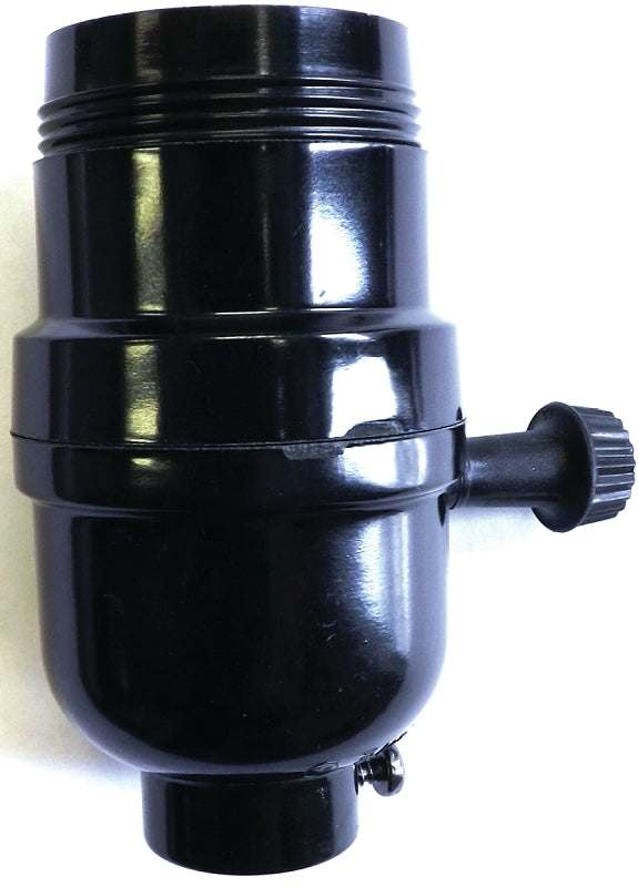 Jandorf 60545 On/Off Turn Knob Lamp Socket, 1/2 Threaded Top Dimension – Shell Lumber and Hardware