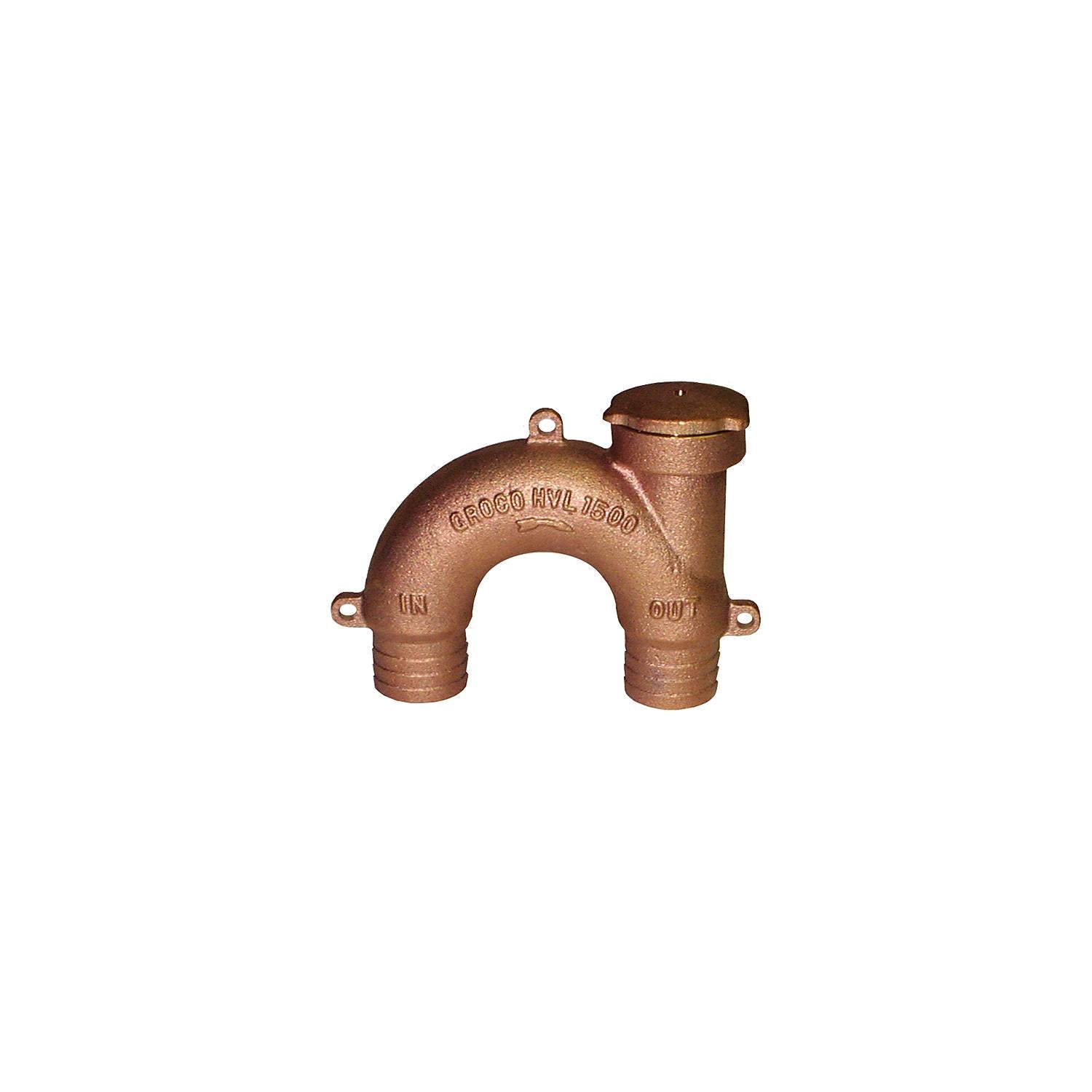 Groco HVL750 Bronze Vented Loop For Hose – Shell Lumber and Hardware