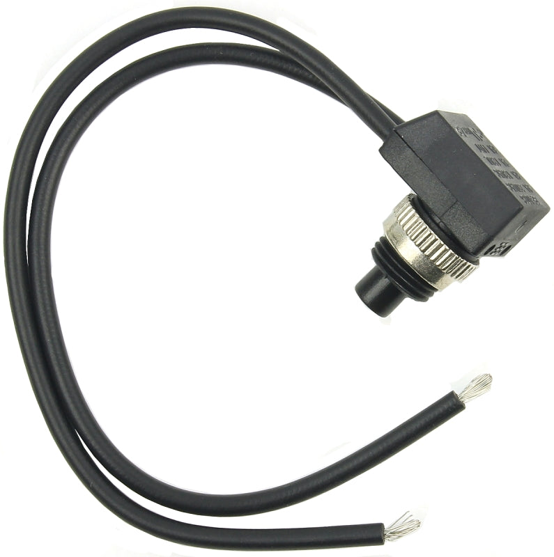 Jandorf 61221 Switch, 3 A, 250 VAC, SPST, Lead Wire Terminal, Black ...