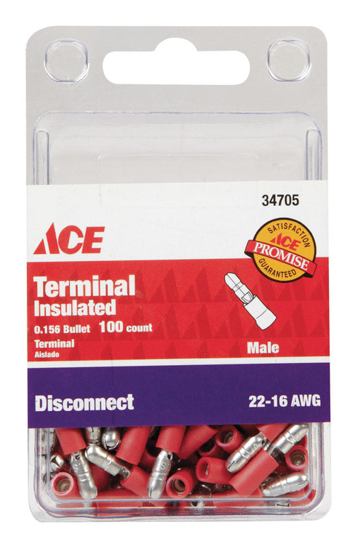 Ace Industrial Male Disconnect Vinyl Red 100 – Shell Lumber and Hardware