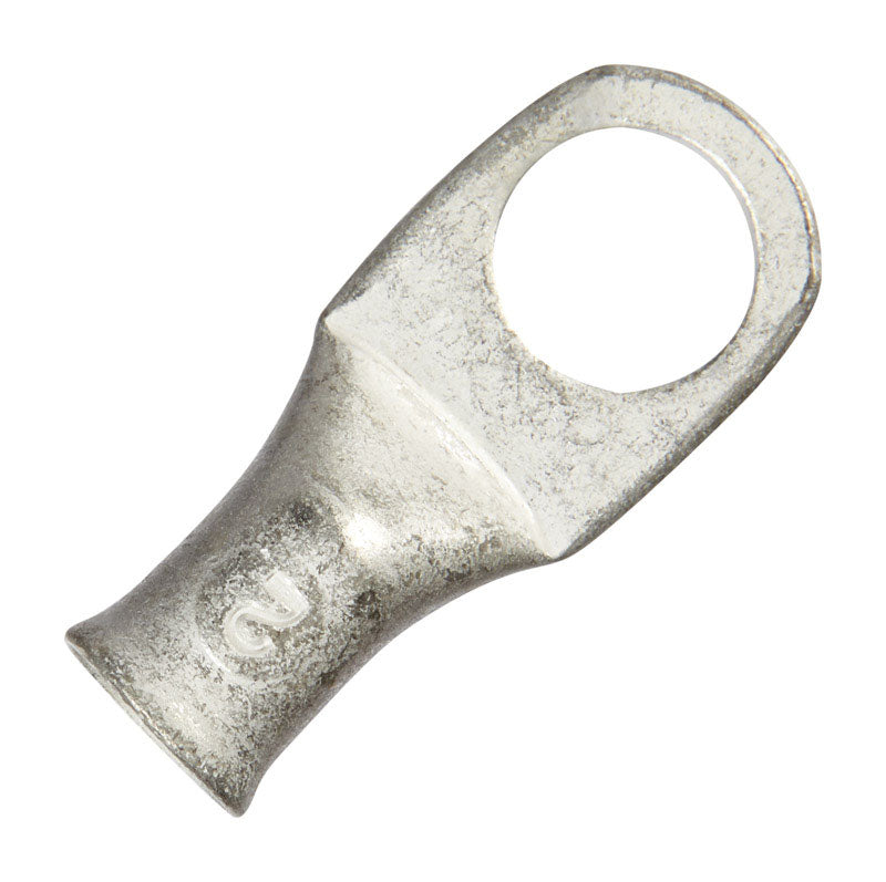 Jandorf Commercial Electrical Lug Uninsulated 2 AWG 1/2 in. Silver 1 p ...