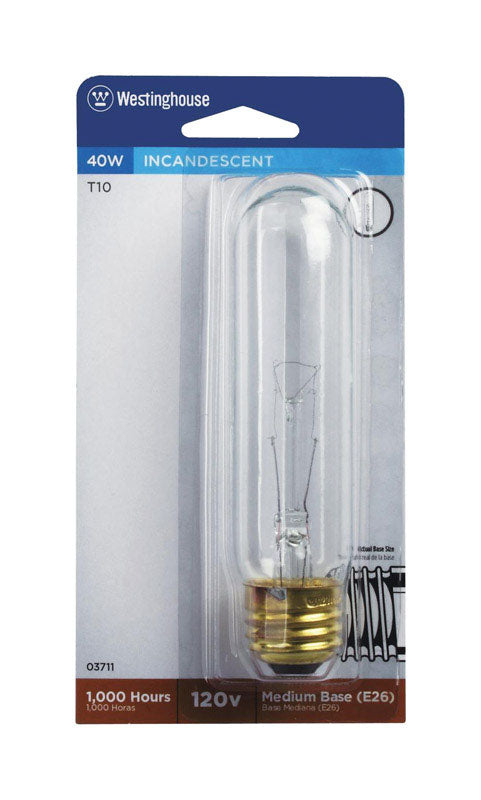 Westinghouse Incandescent Light Bulb 40 watts 300 lumens 2700 K Tubula ...