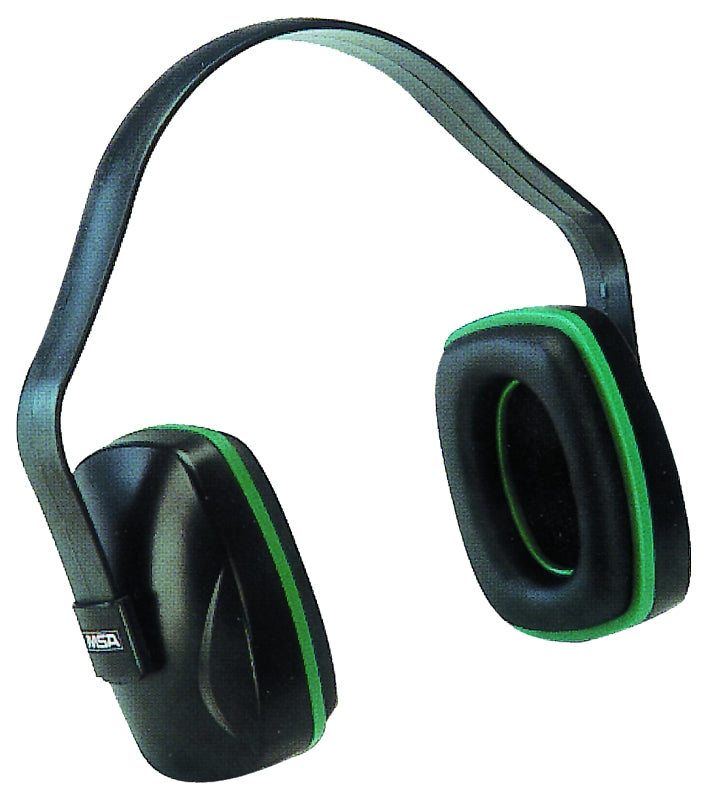 MSA 10004293 Ear Muffs, 22 dB NRR, Plastic, Black/Green – Shell Lumber ...