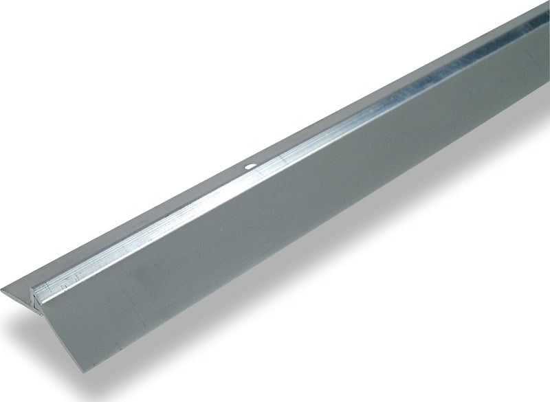 Climaloc CF10530 Door Sweep, 36 in L, 1-3/8 in W, Aluminum Flange, Vin ...