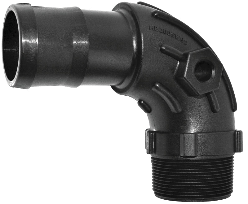 Green Leaf HB300SW90 Hose Elbow, 3 in, MNPT x Hose Barb – Shell Lumber ...