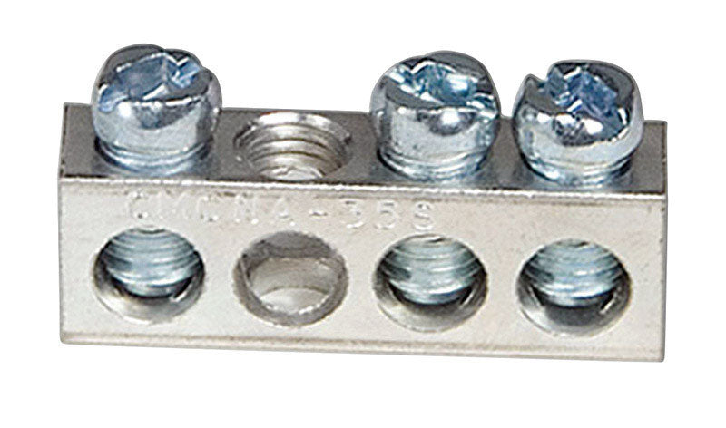 Square D 4 space Bolt-On Single Pole Ground Bar Kit – Shell Lumber and ...