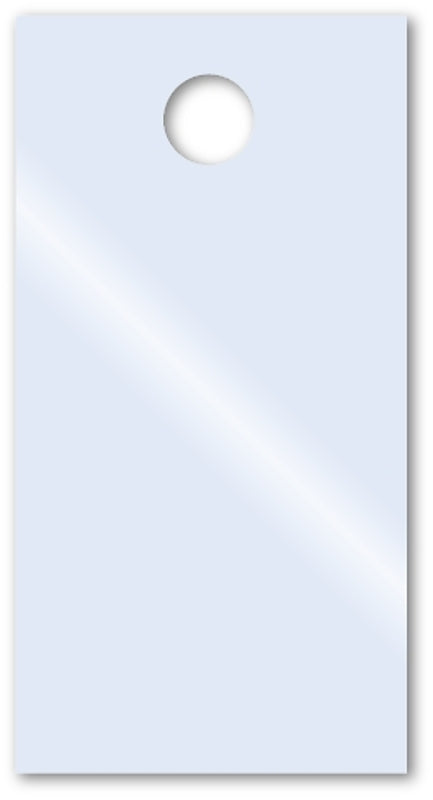 Centurion 1192002 Price Channel Chip, Clear, 3-1/4 in L x 1-1/4 in W D ...