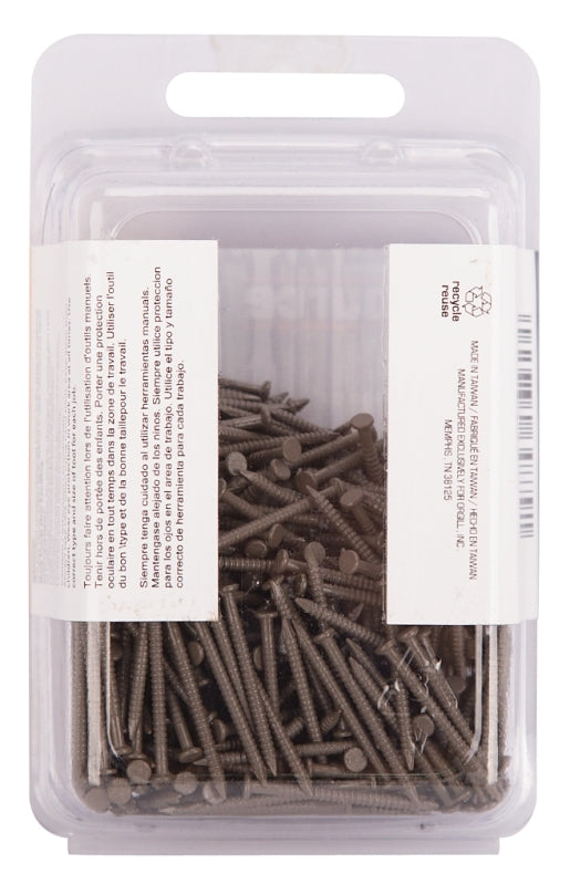 ProSource NTP-090-PS Panel Nail, 16D, 1 in L, Steel, Painted, Flat Hea ...