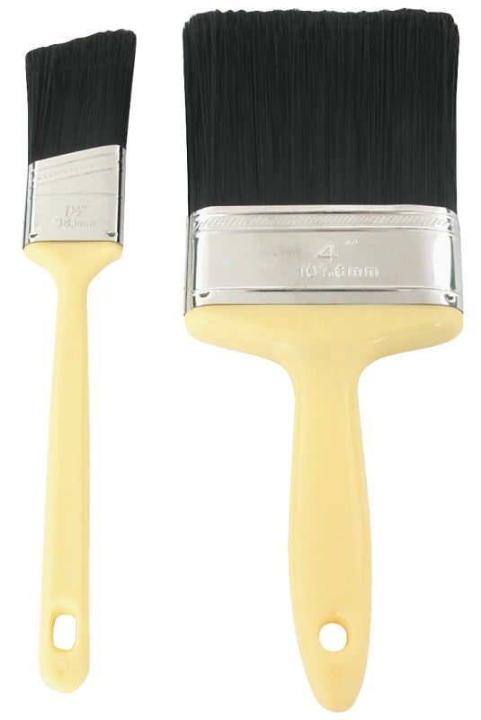 ProSource A 15400 Paint Brush Set, General-Purpose, 1-1/2, 4 in Brush ...