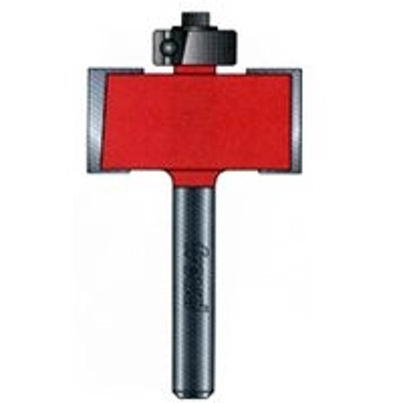 Freud 32-102 Router Bit, 1-1/4 in Dia Cutter, 2-1/4 in OAL, 1/2 in Dia ...