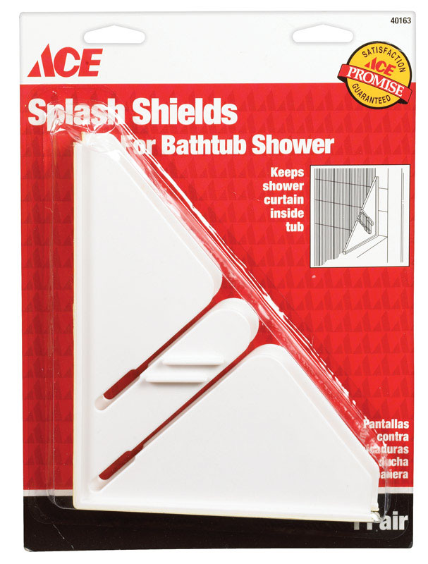 Ace Plastic Splash Shield White – Shell Lumber and Hardware